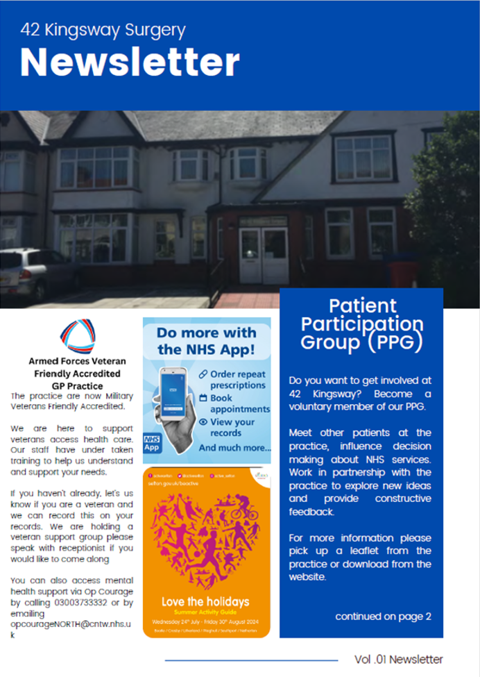 42 Kingsway Surgery - Newsletters