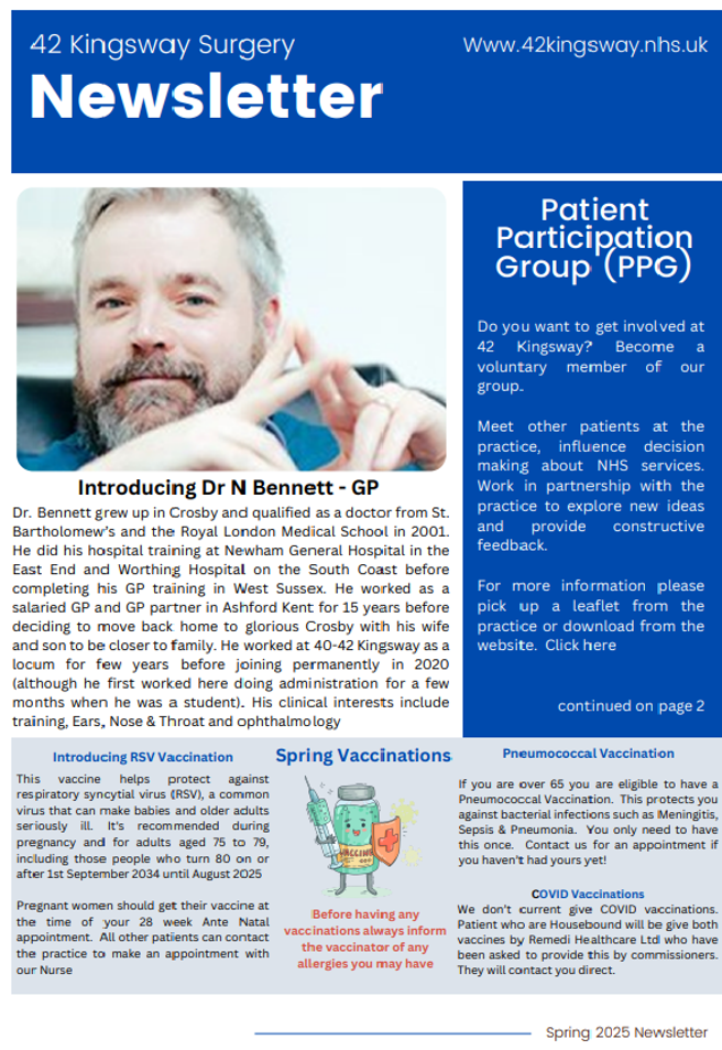 42 Kingsway Surgery - Newsletters
