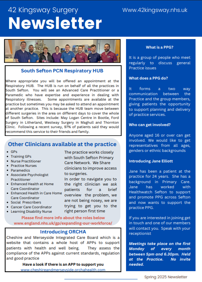 42 Kingsway Surgery - Newsletters